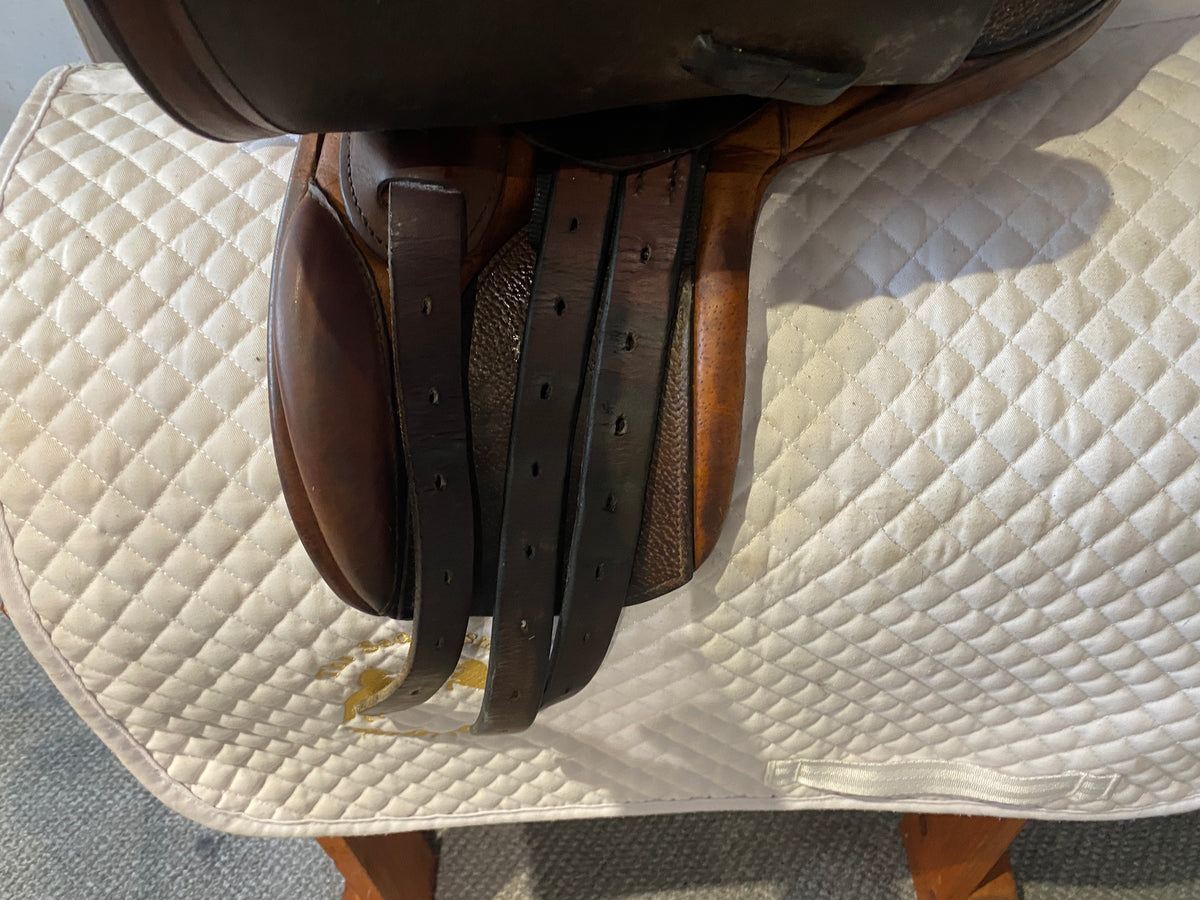#1972 12" PLAS English Leather Pony GP/Show saddle XW – The SaddleShack